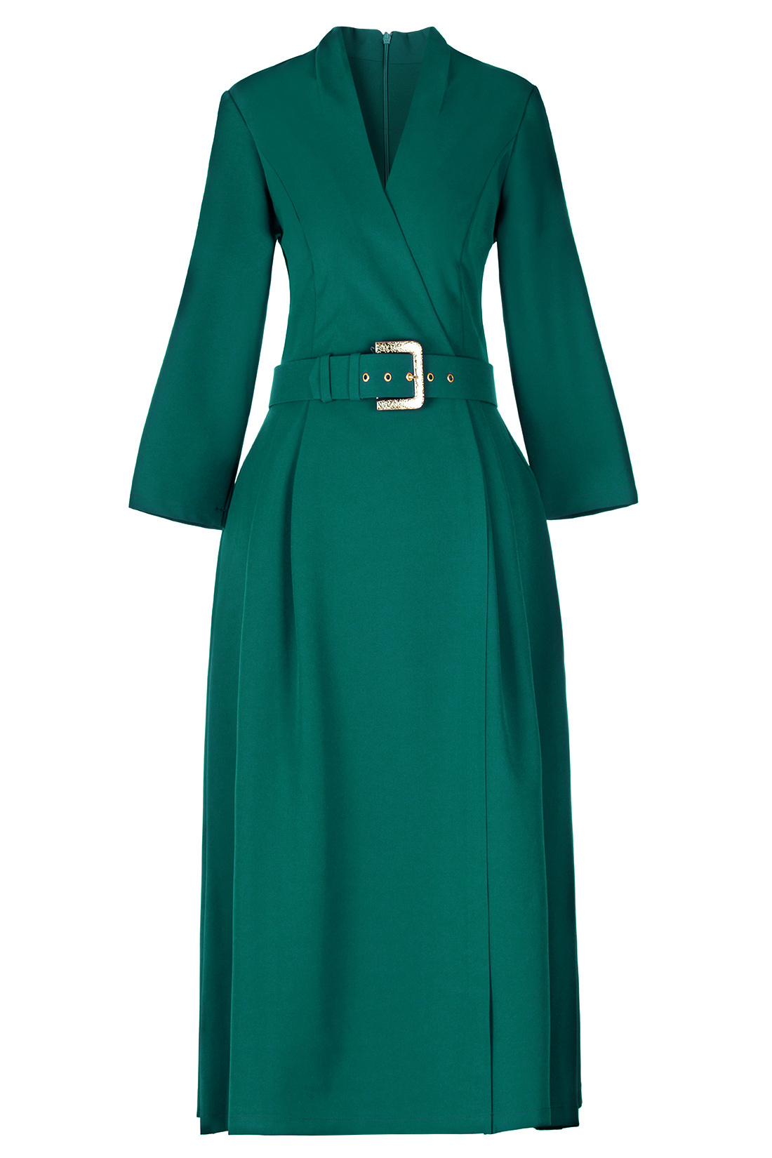 Sukienka damska butelkowa zieleń | sklep internetowy Modon.pl